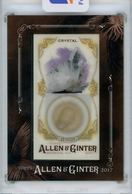 2017 Allen & Ginter Genuine Artifact Gems Ancient Fossils CRYSTAL #d ...