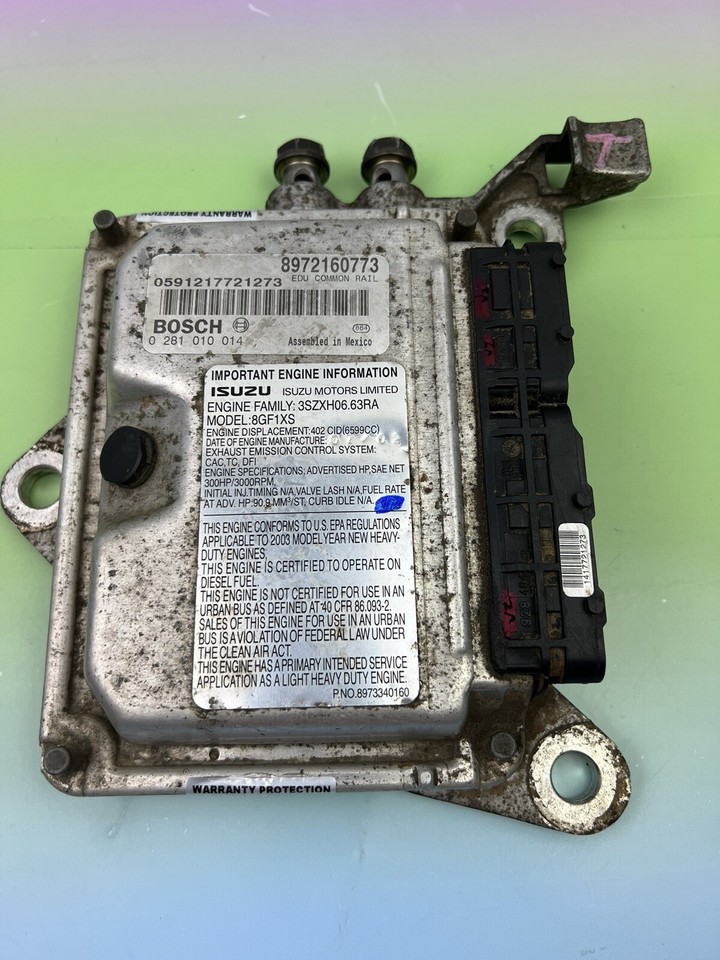 CHEVY SILVERADO SIERRA 2500 3500 DURAMAX 6.6 LB7 FUEL INJECTION MODUL ...