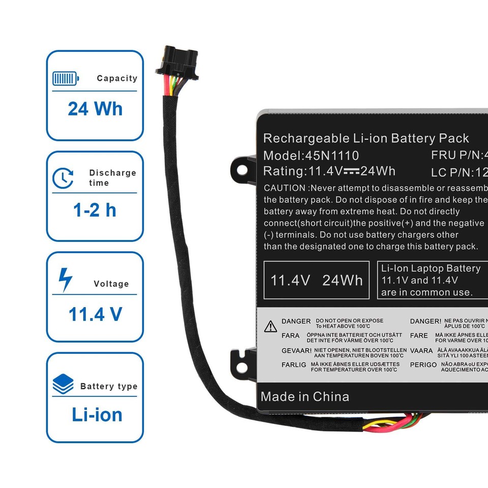 45N1111 45N1110 Battery for Lenovo ThinkPad x240 x250 x260 x270 T440 ...