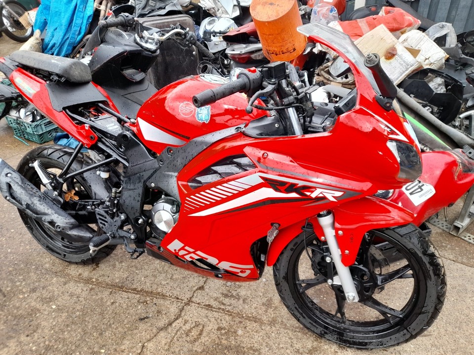 keeway 125 rkr e4 fairing plastic side light panel 2021 full bike in ...