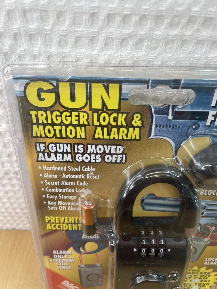DAC Technologies Gun Trigger Lock & Motion Alarm Brand New Sealed | eBay UK