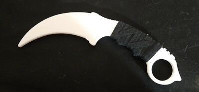 Full sized all plastic training Karambit with friction taped handle | eBay