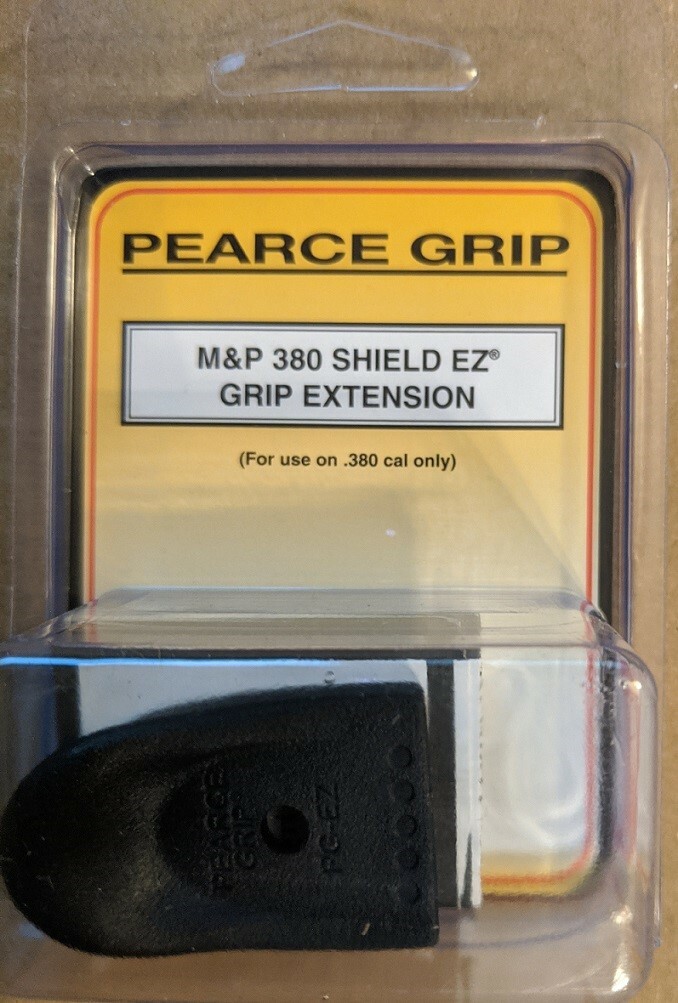 Pearce Grip S&W M&P 380acp Shield EZ Magazine Grip Extension Mag Ext PG ...