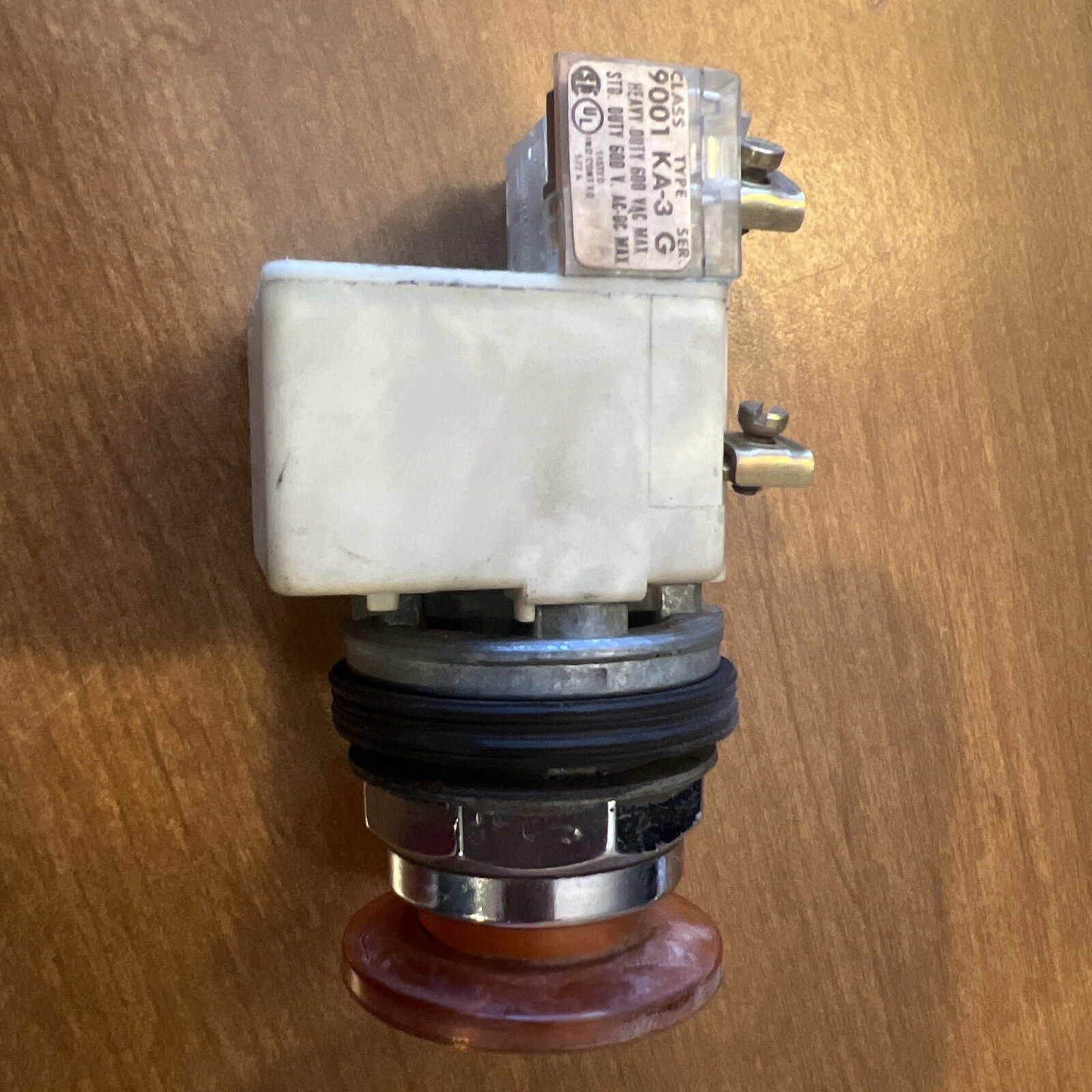 🔥Square D 9001 KA-3 Ser G Push Button Switch 600VAC, Red, Used, Free ...