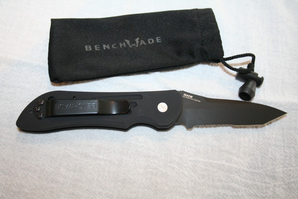 NIB Benchmade Mini-Stryker Folder Knife, Black Blade 9500SBK | eBay