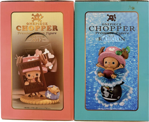 One Piece Chopper Premium Figure Set Of 2 Raboon Valentine Banpresto Japan | eBay