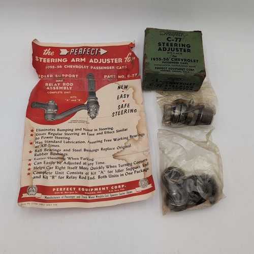 1955-56 Chevy Steering Adjuster Kit No.C-77 Passenger Cars NOS New ...