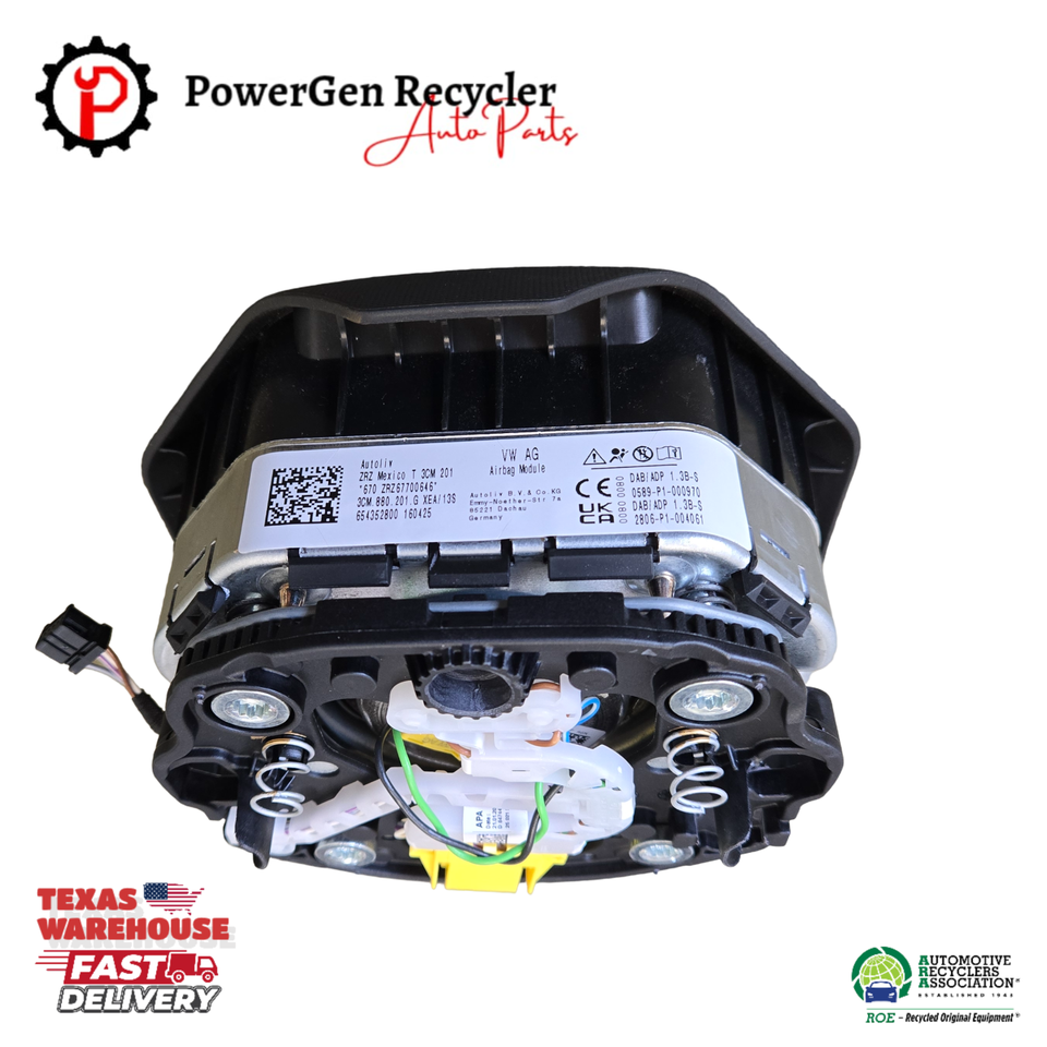2020-2025 VOLKSWAGEN ATLAST DRIVER WHEEL AIRBAG OEM 3CM-880-201-G-XEA ...