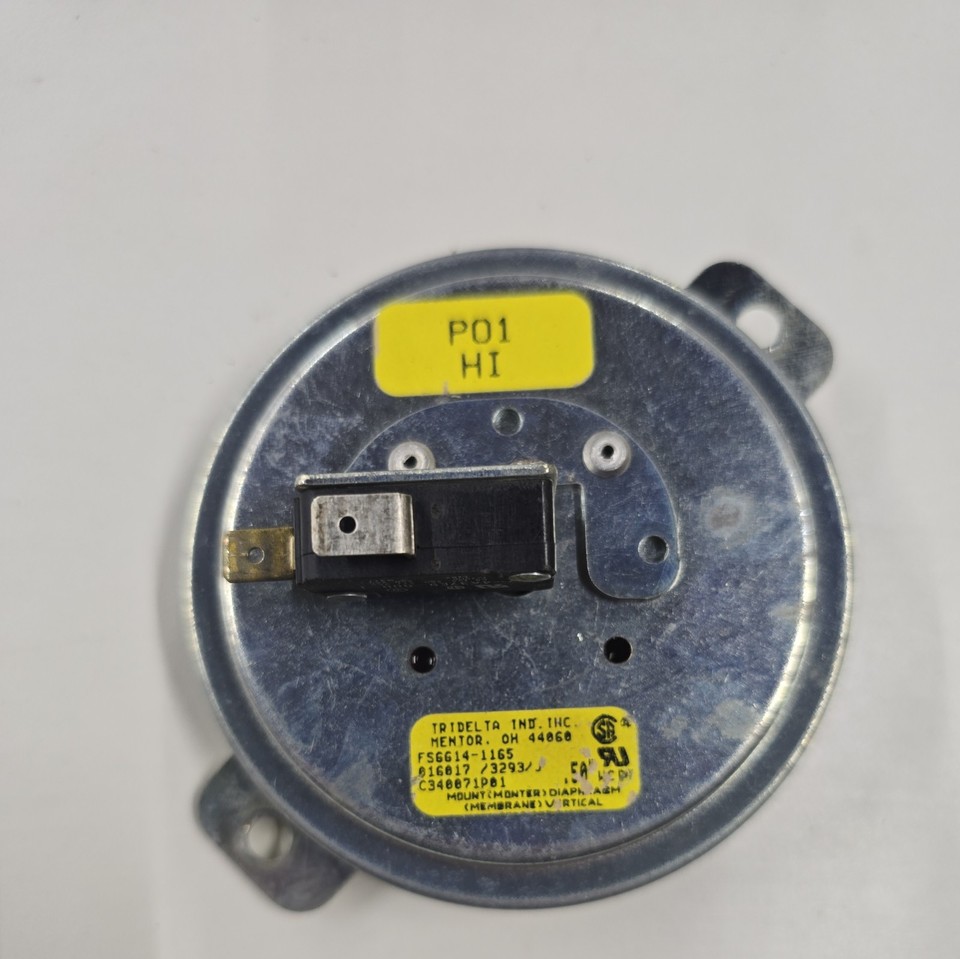 OEM TRANE C341750P01 FS6614-1165 FURNACE PRESSURE SWITCH | eBay