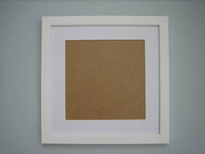 White 16"x16" Square Photo Picture Frame Mount 11.5"x11.5" Hang | eBay UK
