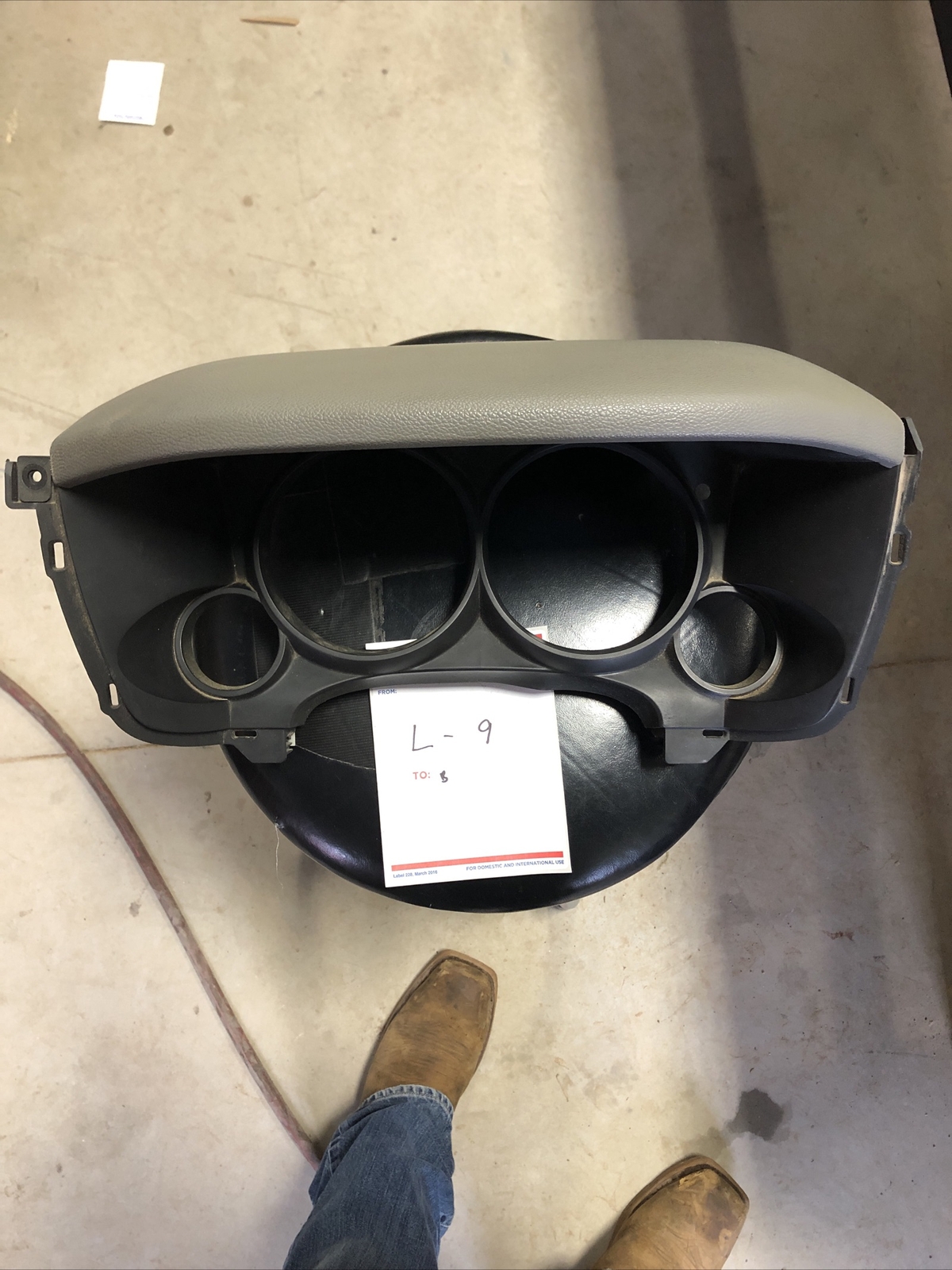 2008 Chevrolet Silverado 1500 Dash Cluster Cover Hood Gray 25826750 ...