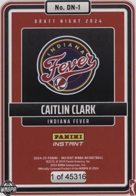 2024-25 Panini Instant WNBA - Caitlin Clark #DN-1 for sale | eBay