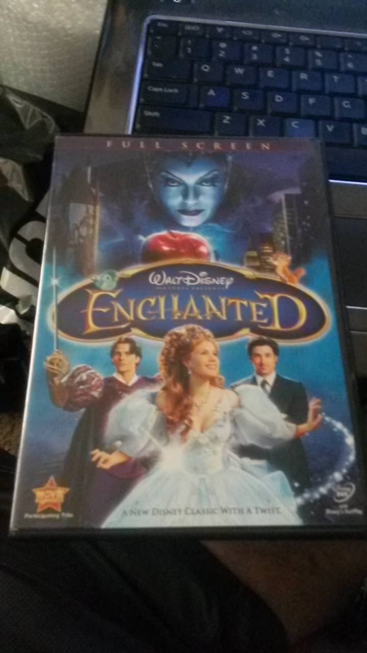 ENCHANTED DVD Disney Fullscreen Edition 786936716023 | eBay