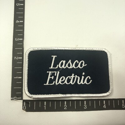 LASCO ELECTRIC Advertising Patch (from Uniform) 09R4 | eBay