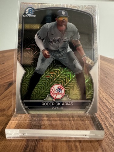 2023 Bowman Chrome Mega #BCP-199 Roderick Arias Mojo Refractor Prospect ...