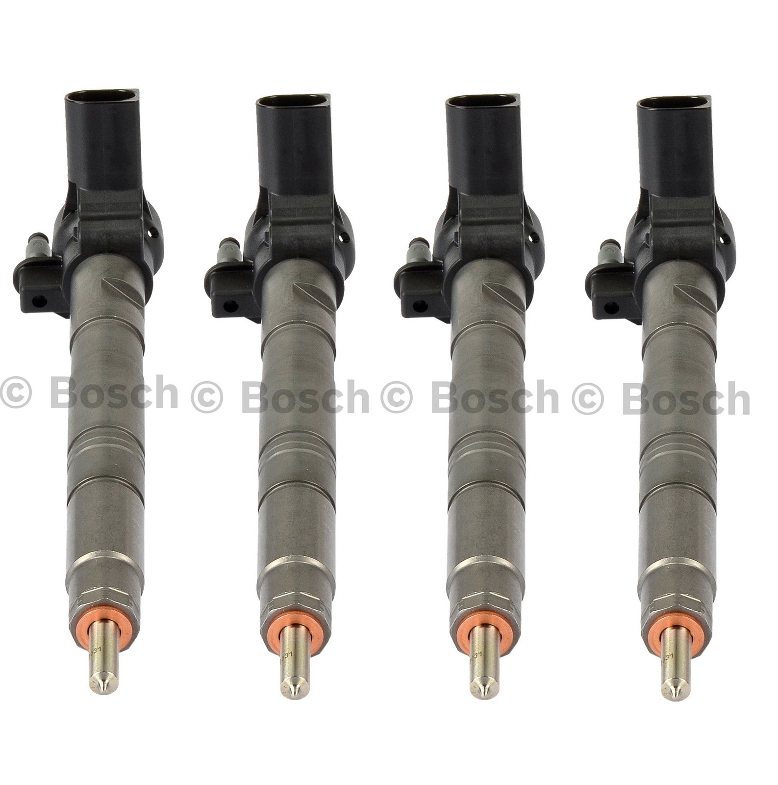 Set of 4 Bosch Common Rail Fuel Injectors for Audi A3 Beetle Golf Jetta ...