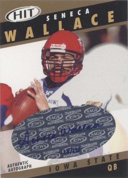 2003 SAGE Hit - Autographs Gold #A14 Seneca Wallace /250 (AU, RC) for ...