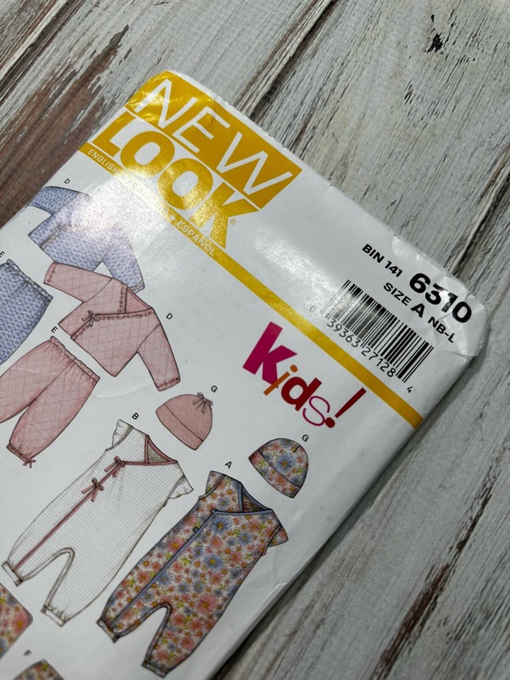 Simplicity New Look Sewing Pattern Baby Sleeper SleepSack romper NB-L ...