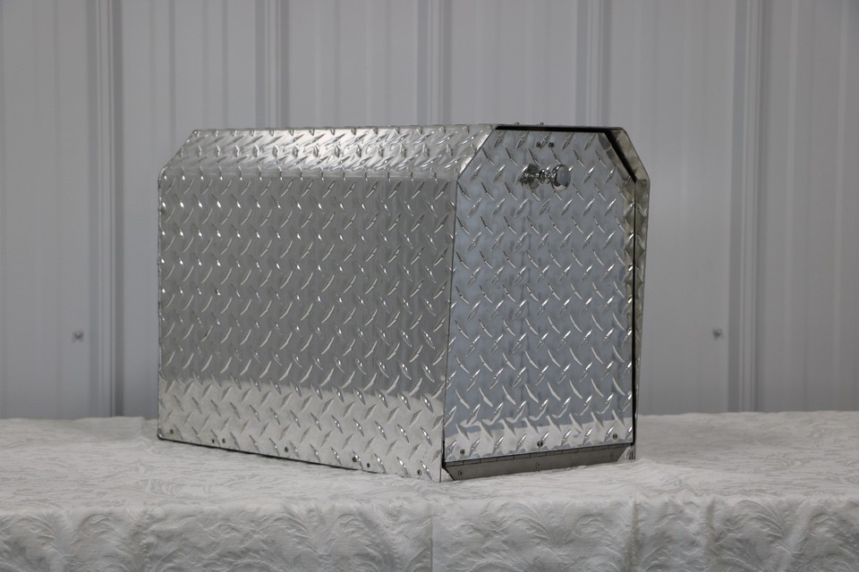 Heavy Duty Aluminum Diamond Plate 14 Gauge Mailbox Jumbo Size | eBay