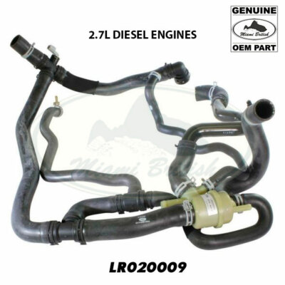 LAND ROVER RADIATOR HOSE ASSY THERMOSTAT LR4 DIESEL 2.7L LR020009 OEM ...