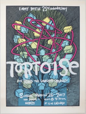 2017 Tortoise - Chicago Silkscreen Concert Poster S/N by Jay Ryan | eBay