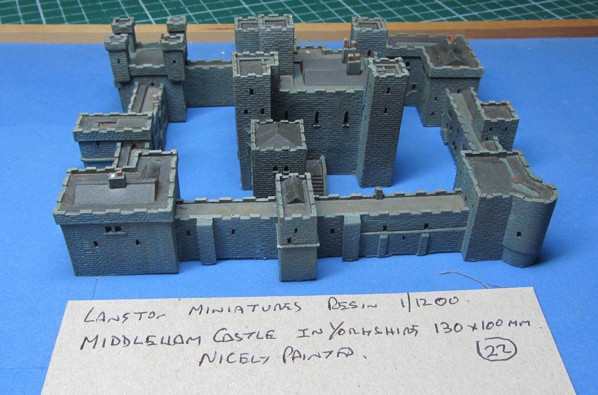 Middleham Castle by Langton Miniature, Scale 1/1200 1/1250 Ship Model ...