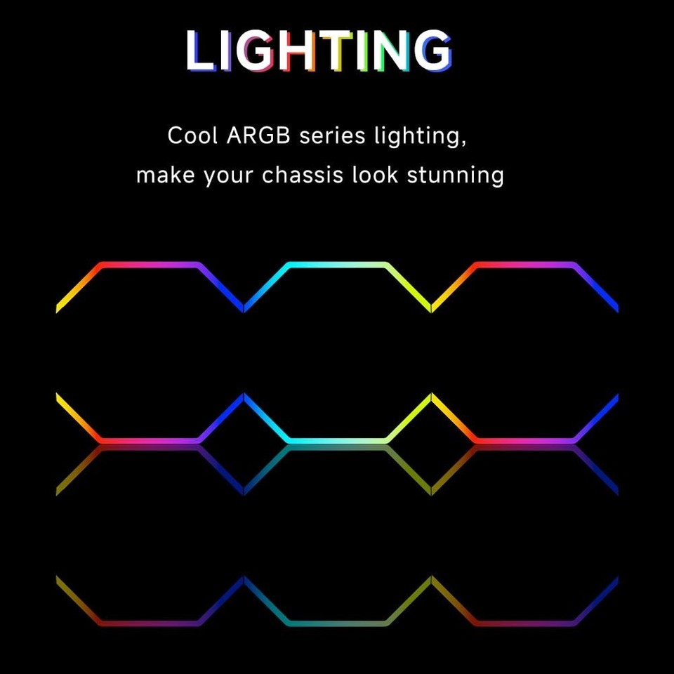 Build Blocks UNI Daisy Chain RGB PC Fan 120 mm Pack of 3, 2000 RPM/62 ...