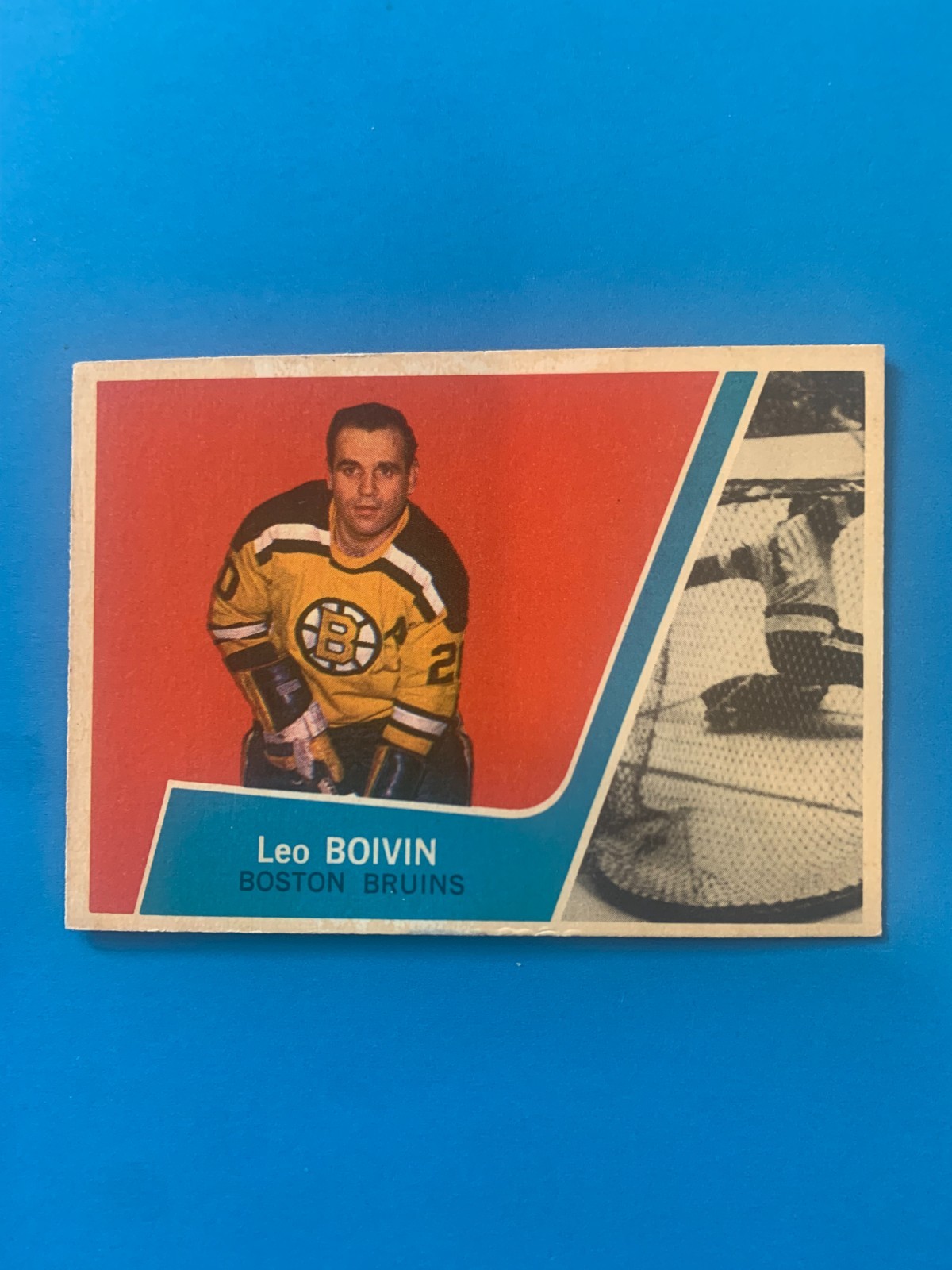 63/64 Topps #5 Leo Boivin Boston Bruins HOF NM | eBay