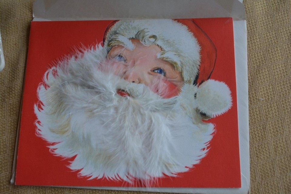 Vintage Christmas Card Postcards Lot UNUSED Hallmark Drawing Board ...