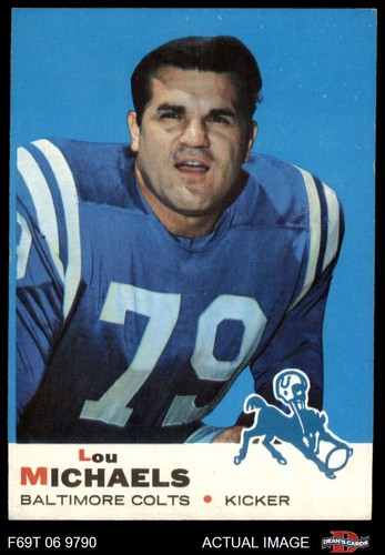 1969 Topps #116 Lou Michaels Colts Kentucky 6 - EX/MT | eBay