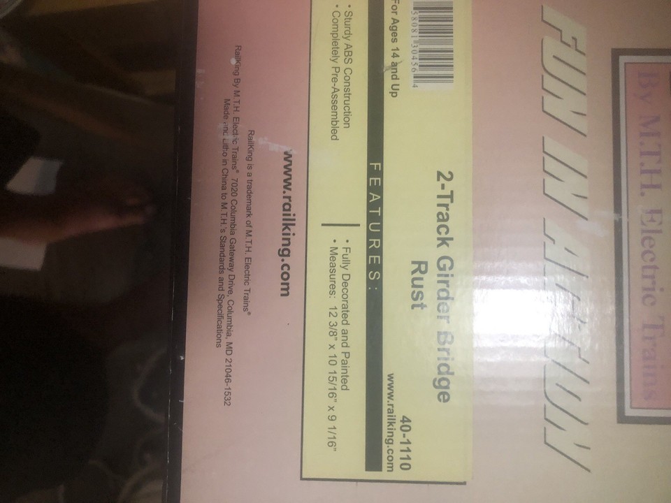 Railking 2Track Girder Bridge-Rust ( Includes 2 Seperate Boxed Bridges ...