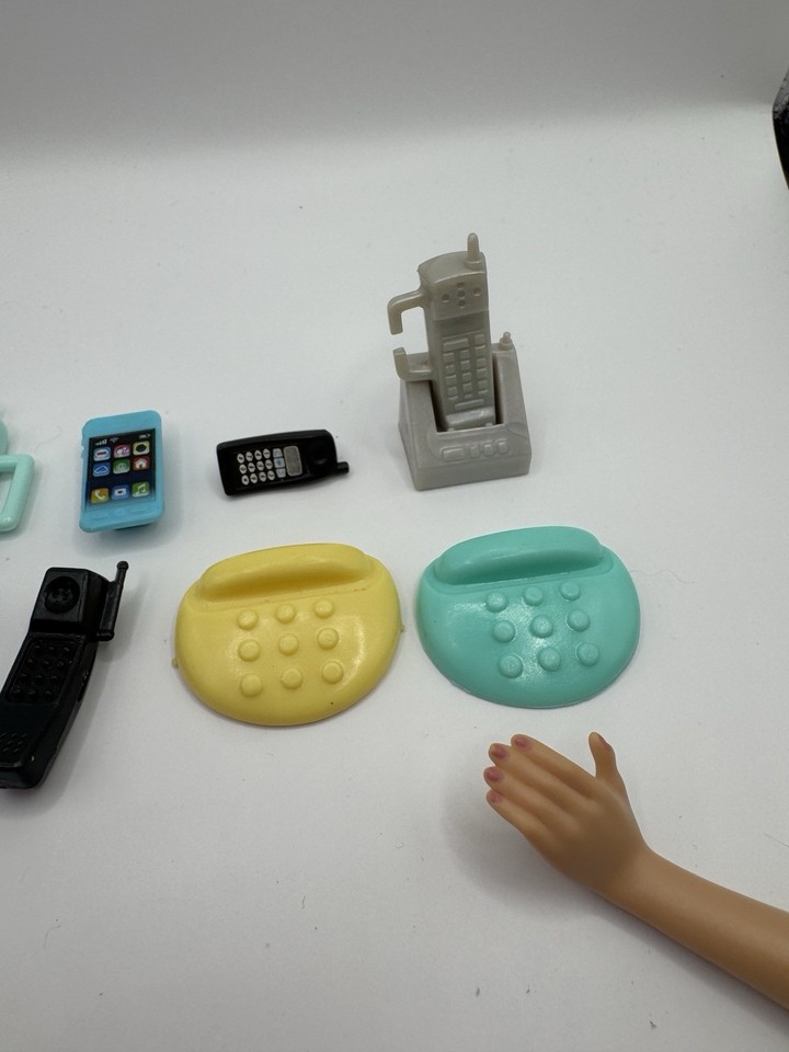 Mattel Barbie Cell Phone Strap Doll House Diorama Phones Lot 6 | eBay