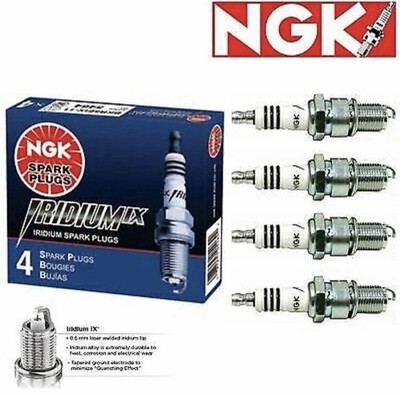 4 Pack Genuine NGK 3089 Iridium IX Spark Plug BR9EIX Arctic Cat Polaris ...