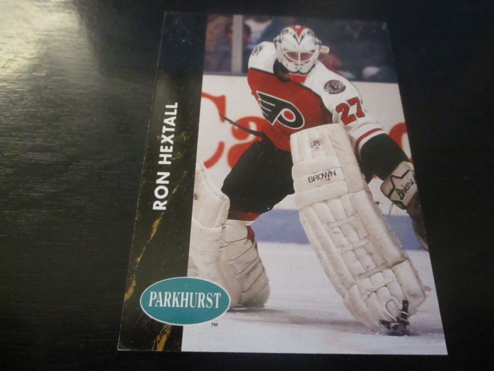 ron hextall (philadelphia flyers - g) 1991/92 parkhurst card #126 mint ...