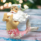 Pink Santa Merman With Heart Ornament Coastal Christmas Decor NEW 2024 ...
