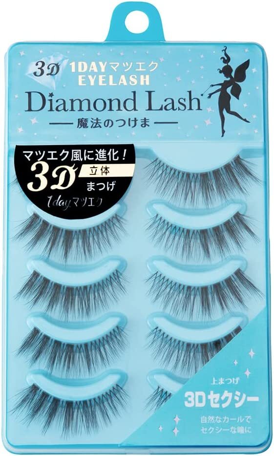 Diamond Lash False Eyelashes 5 Pairs 3D 1DAY Matsuek EYELASH Series ...