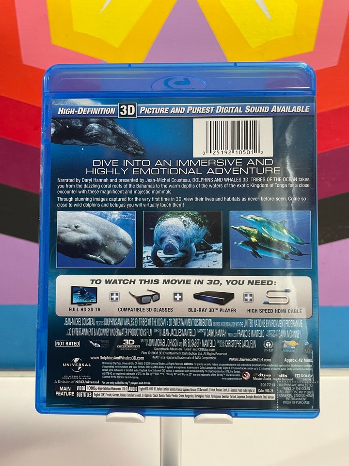 Dolphins and Whales (Blu-ray 3D + Blu-ray) Imax Nature Docuimentary ...
