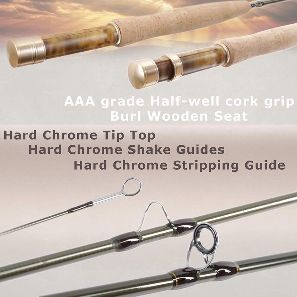 Maxcatch Fly Rod and Reel Outfit/Combo Complete Full Kit For Small ...
