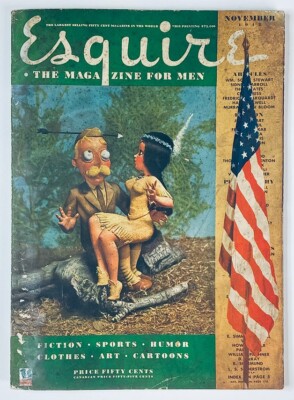 VTG Esquire Magazine November 1942 No. 108 The American Indian Style No ...