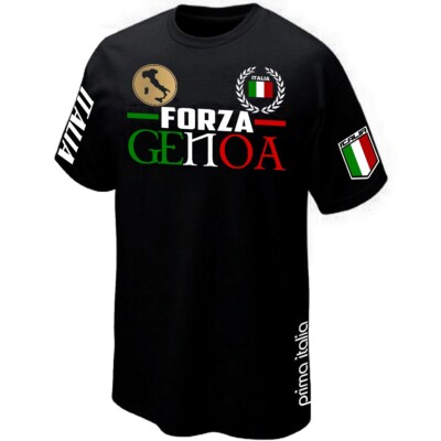T-Shirt FORZA GENOA ITALIA - GENES ITALIE | eBay