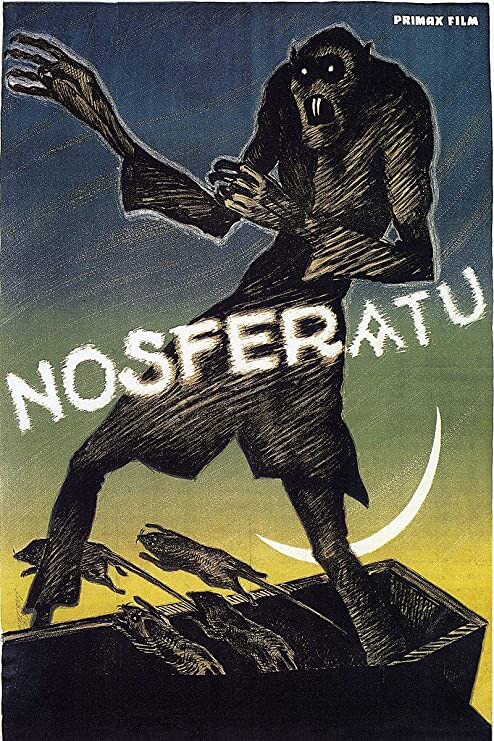 Nosferatu 1922 Movie Poster Nosferatu With Live On Stage Musical Score