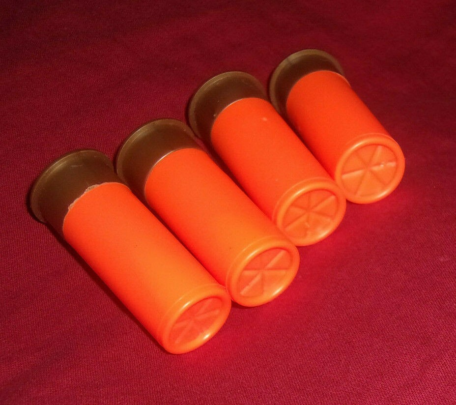 4x Set Toy Shotgun Shells for Pump Action or Double Barrel Model Shot ...