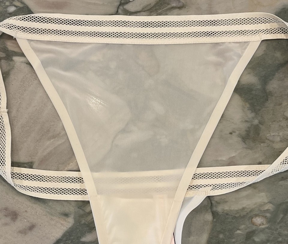 NEW Victoria Secret Body By Victoria Angelight Thong Panty - Light ...