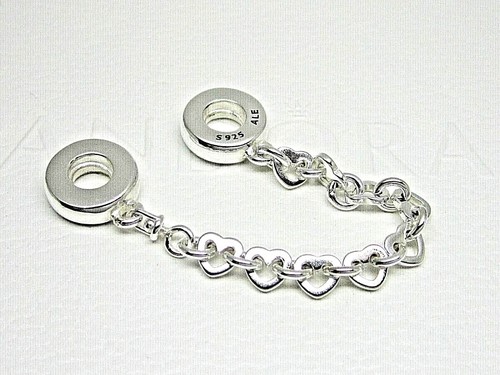 Authentic Pandora #792274C00-05 Linked Hearts Safety Chain for sale ...