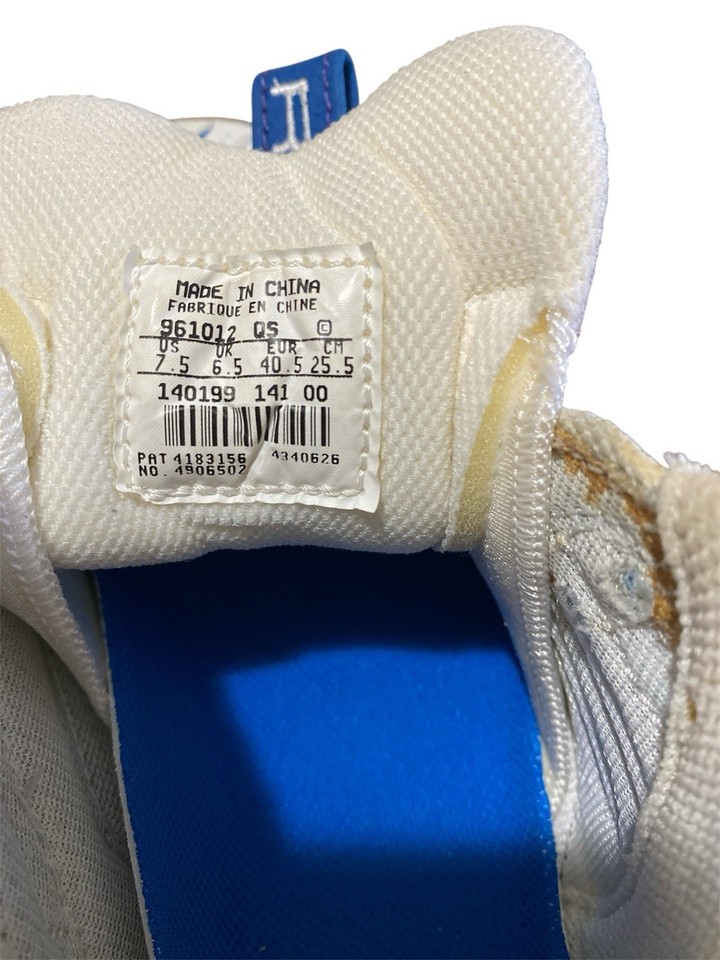 Vintage 1996 Nike Air Zoom Challenge II Andre Agassi White Blue Spark 7 ...