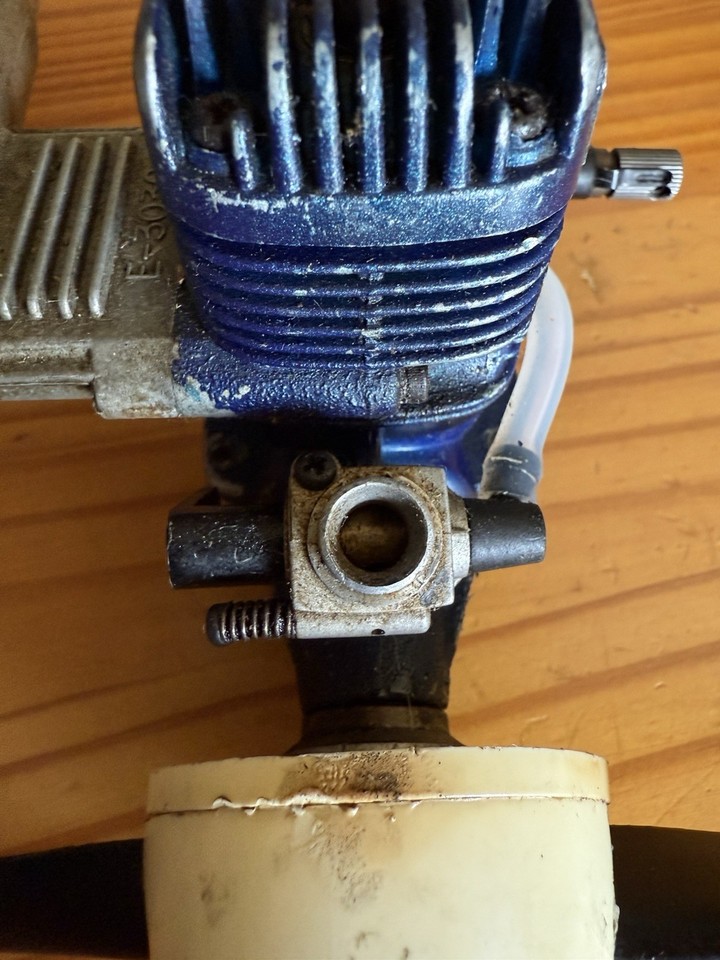 OS LA 46 RC Engine With Muffler & Propeller Piston & Carb Move Freely ...