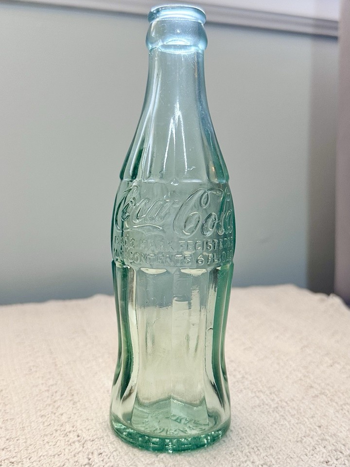 Anchorage, ALASKA Embossed Coca-Cola Coke Aqua Glass Bottle rare no ...