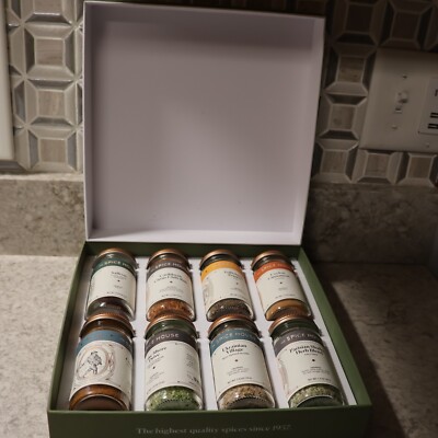 The Spice House Gift Box Spice Set with 8 different Rubs & Blends | eBay