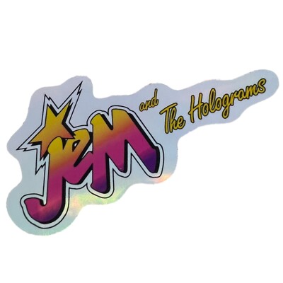 Jem and the Holograms Sticker Decal Holographic Retro Water Resistant ...