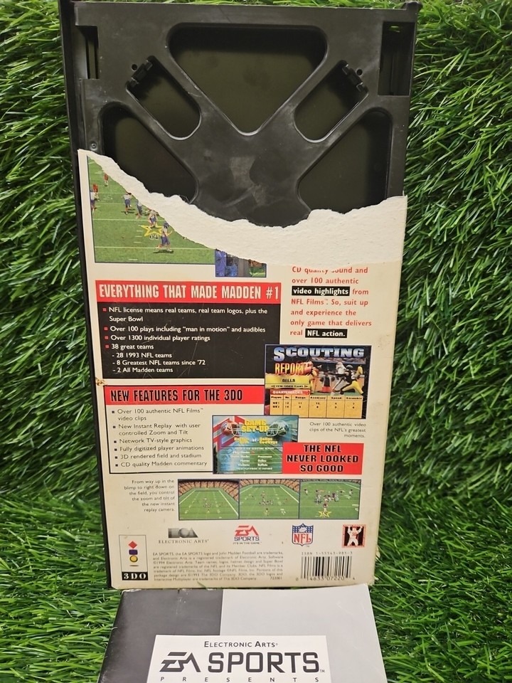 John Madden Football - 3DO Long Box Complete Tested Read | eBay